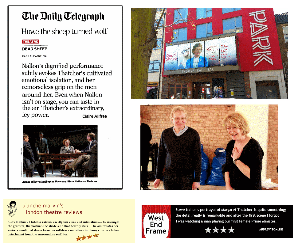 Dead Sheep Press Pages Thatcher Years - Steve Nallon